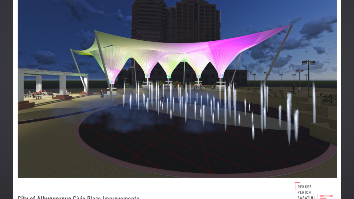 Retractable arena in Downtown Albuquerque out, Civic Plaza renovation in - Albuquerque Business ...