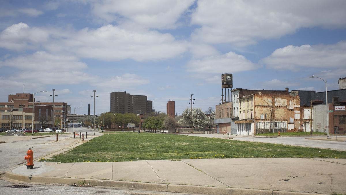 A Drone Flew Over The Abandoned Old Town Mall Showing The Need For A a-drone-flew-over-the-abandoned-old-town-mall-showing-the-need-for-a