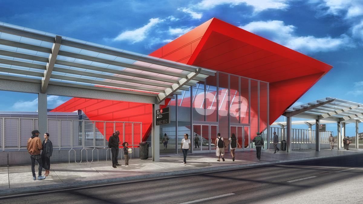 Chicago Transit Authority embraces bright signature look for rail and ...