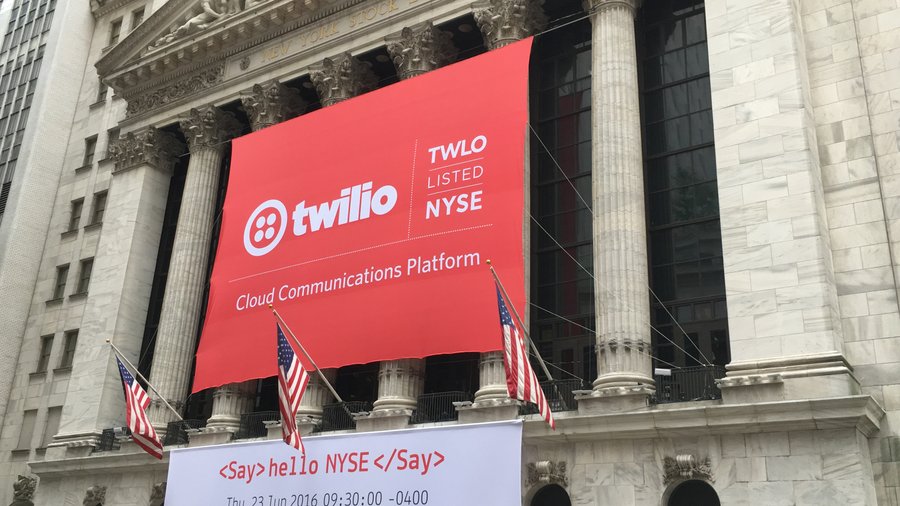 Twilio stock closes up nearly 92 percent in NYSE debut - New York ...