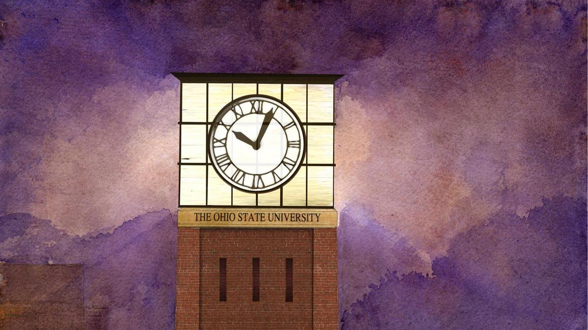 Ohio State building 'iconic' Tom W. Davis clock tower near Nosker House ...