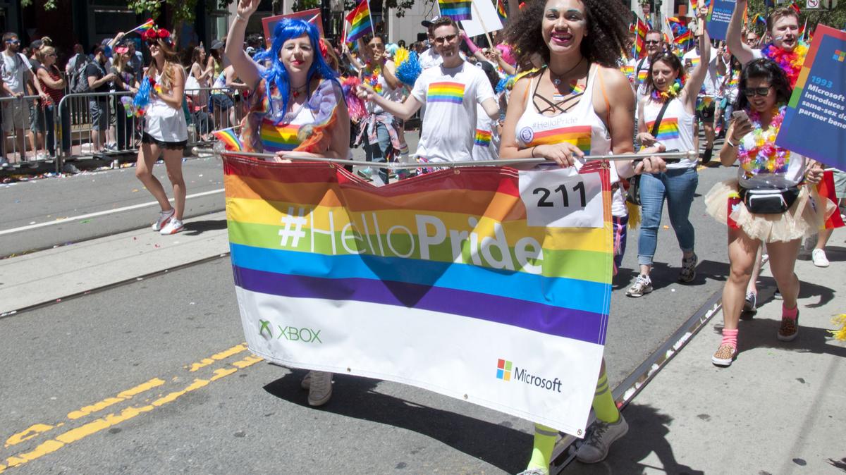 Silicon Valley Microsoft, 500 Startups workers join the SF Pride parade ...