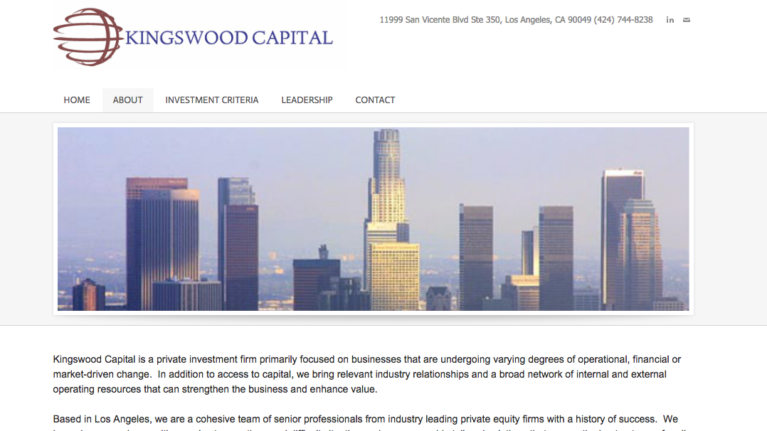 Kingswood Capital completes acquisition of AVAD - L.A. Business First