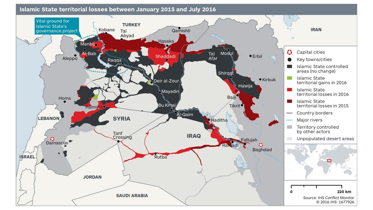 Islamic State is rapidly losing territory, says Colorado's IHS - Denver ...