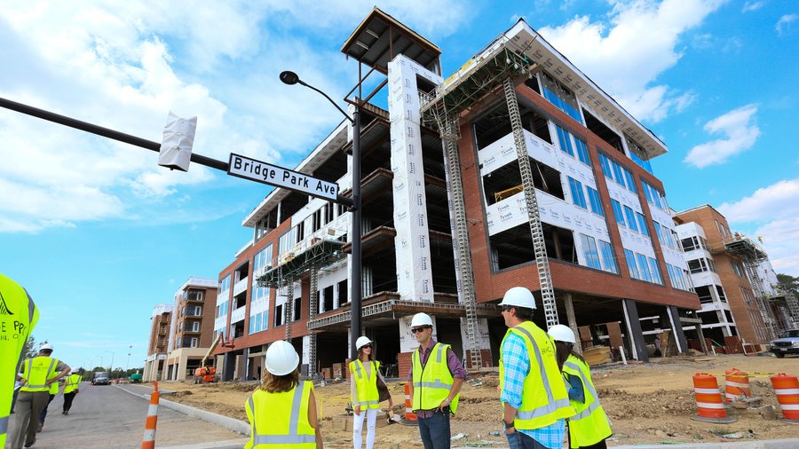 PHOTO TOUR: Bridge Park in Dublin coming into view ahead of fall ...