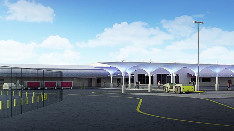 Austin Bergstrom Terminal Facade Texture
