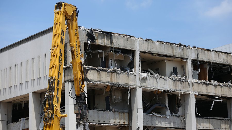 Demolition begins on Charlotte Observer building to make way for ...