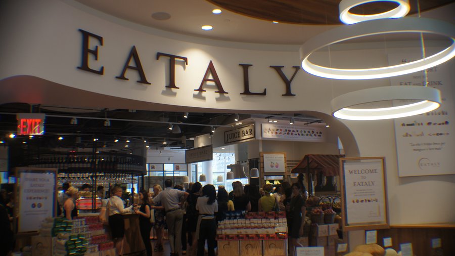 Chef Mario Batali and Eataly CEO Nicola Farinetti show off new Eataly ...