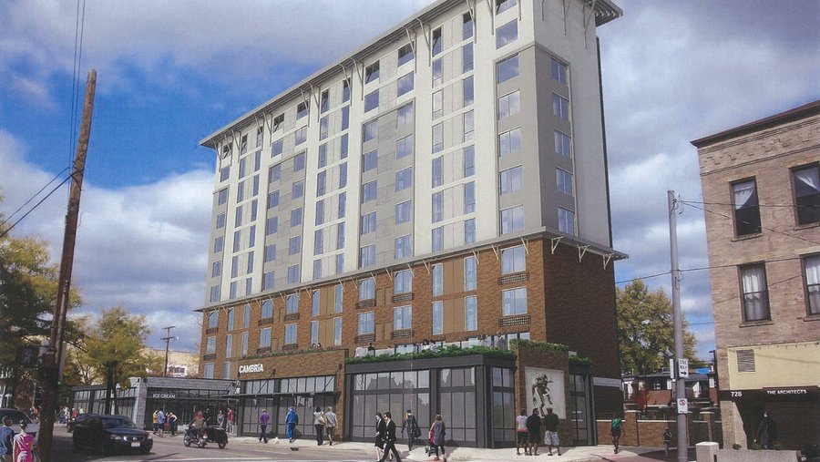 Bollinger Tower hotel plans now include building along High Street ...