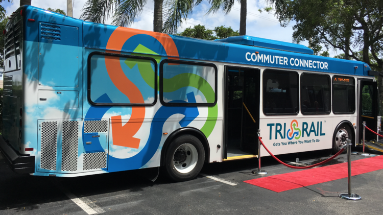 Fleet of buses to enhance Tri-Rail experience unveiled - South Florida ...