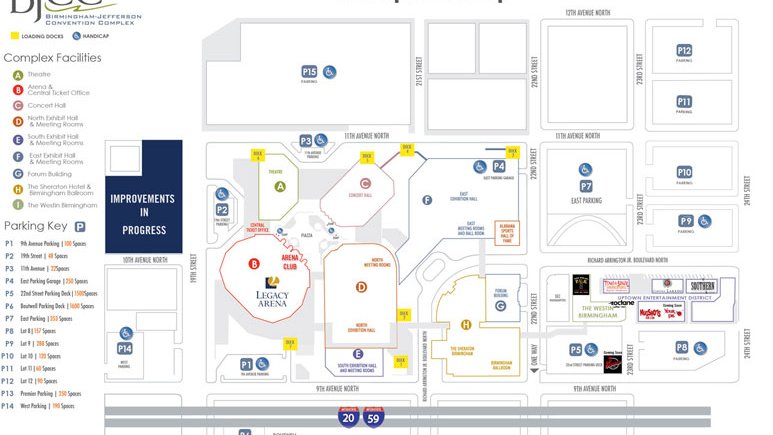 Parking lot near BJCC closes for improvements - Birmingham Business Journal