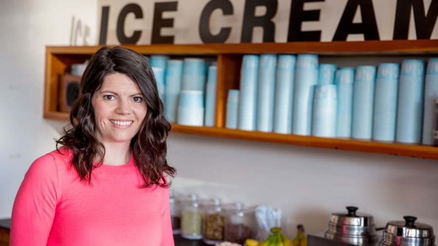 Molly Moon Neitzel, owner of Molly Moon’s Homemade Ice Cream.