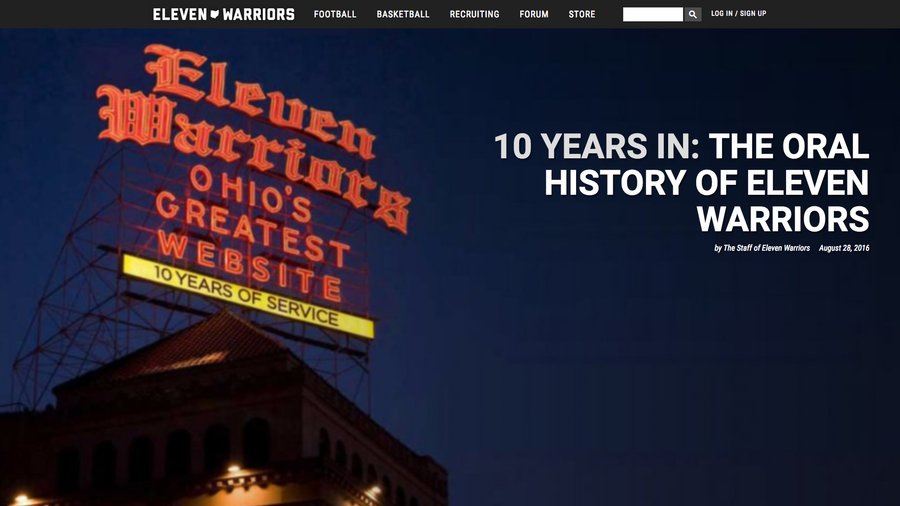 Buckeyes football coverage shaken up by digital outlets like Eleven ...