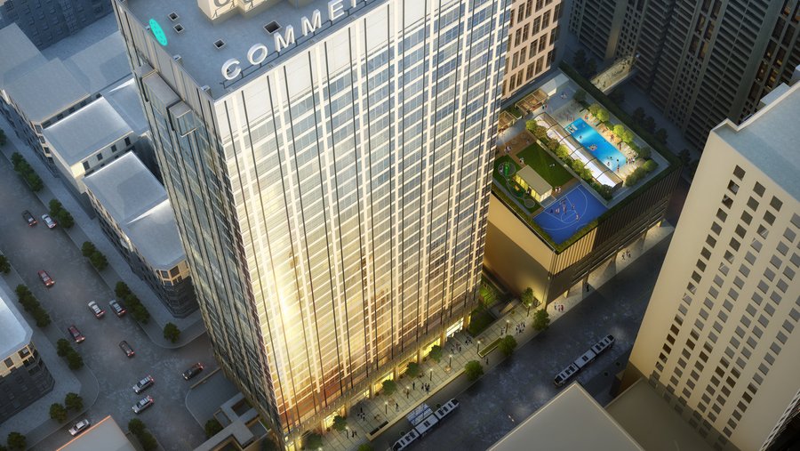 Commerce Tower peregrine falcon nest gets help from window washers ...