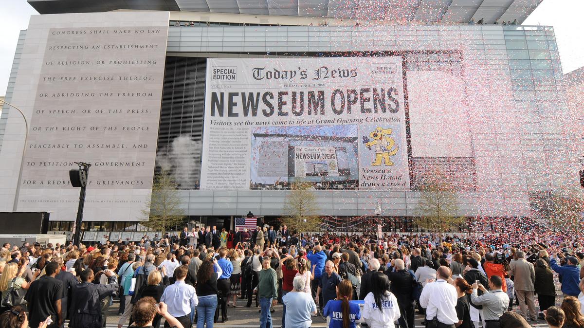 Newseum retains Eastdil to weigh options for museum building at 555 ...