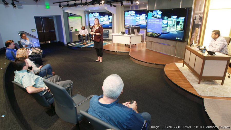 This is the grand opening tour of the new Microsoft Technology Center ...