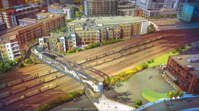 New image released of controversial Gulch-SoBro pedestrian bridge ...