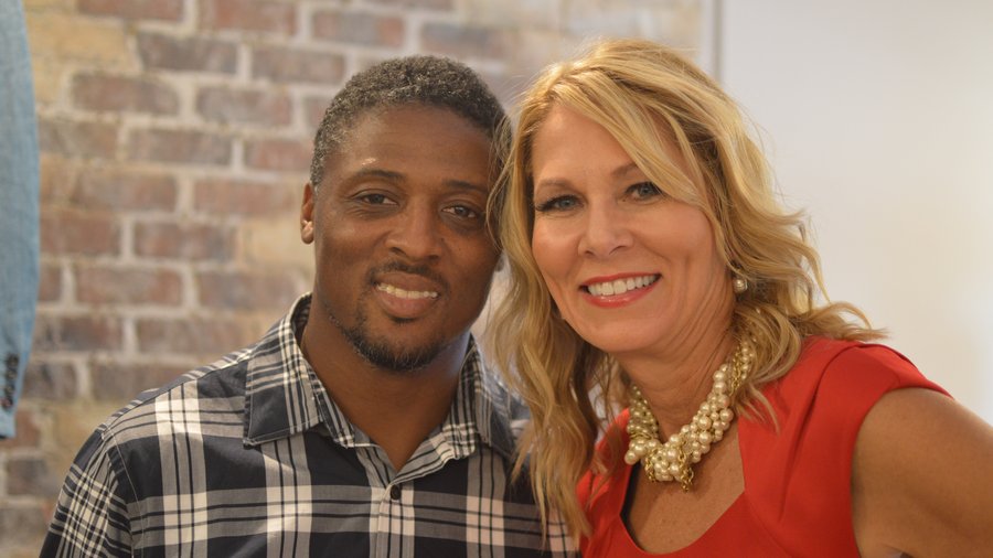 Warrick Dunn and Lisa Senters-McDermott