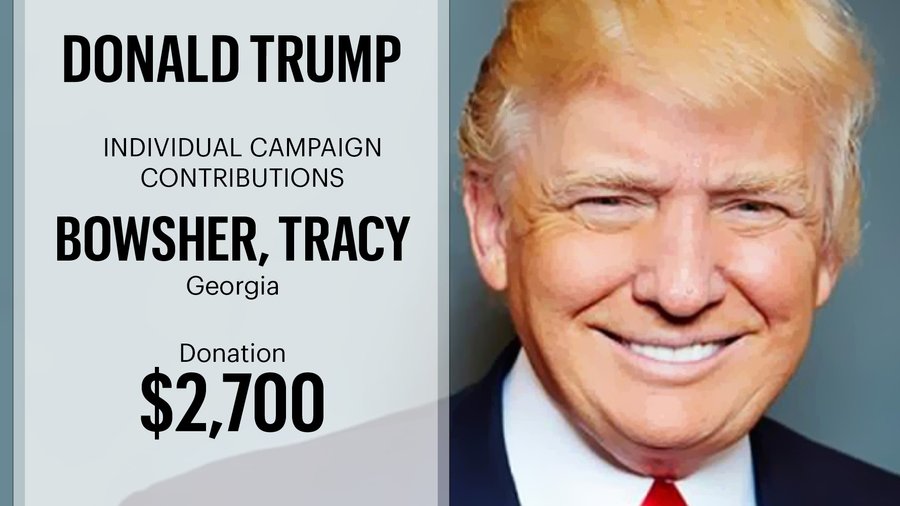 Donald Trump Presidential Donors