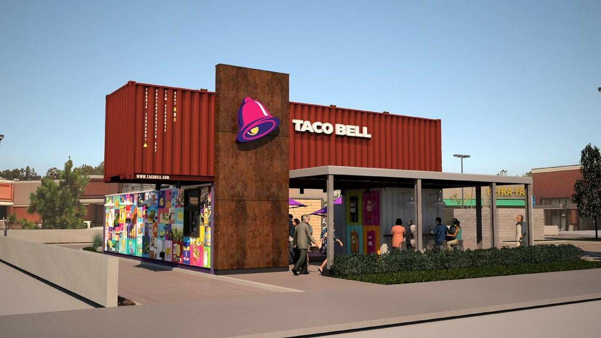 This Taco Bell is made from recycled shipping containers (PHOTOS) - L.A ...