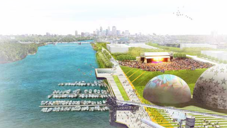 Here's what First Avenue's riverfront amphitheater could look like ...