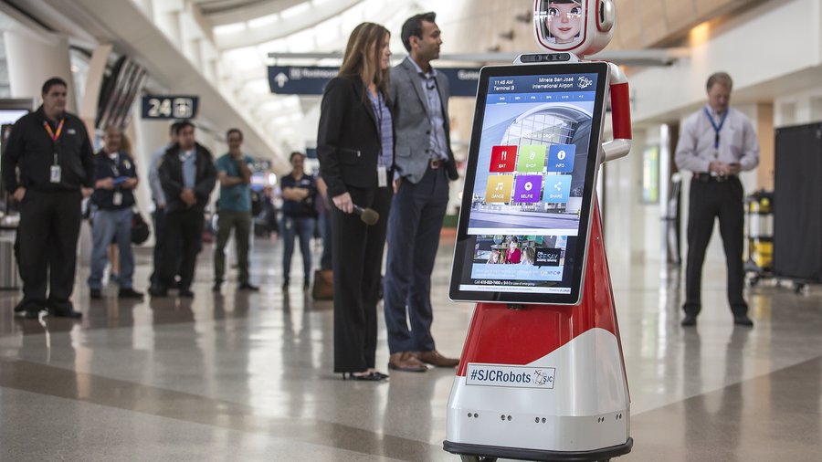 Mineta San Jose International Airport introduces robots to assist ...