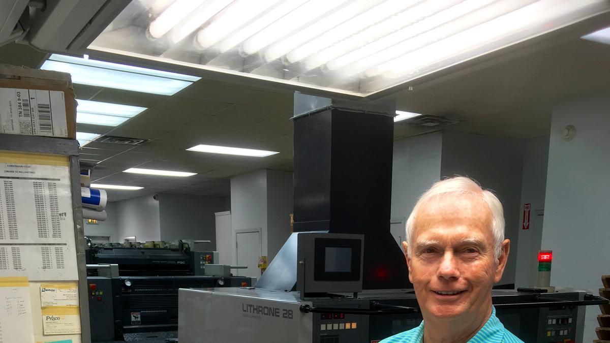 Jim Paulsen and his wife, Judy, started Paulsen Printing 38 years ago ...