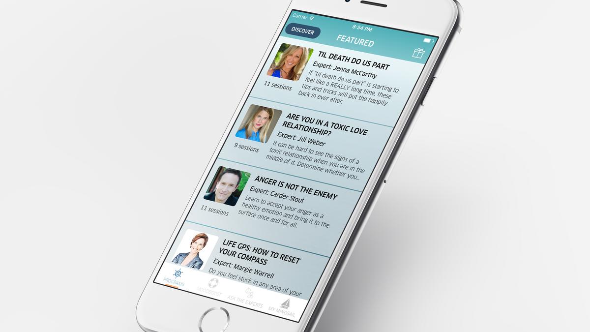 Mindsail launches self-help app aimed at anxious millennials - L.A ...