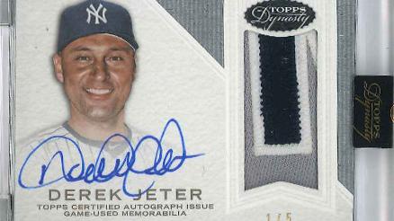 Topps signs Jeter to multi-year trading card deal - New York Business ...