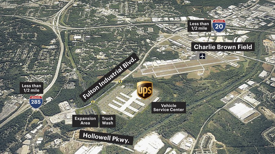 Ups Center Location Map The UPS Store Hacked Locations