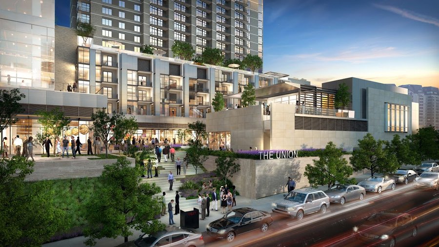Rendering The Union View from Cedar Springs Rd