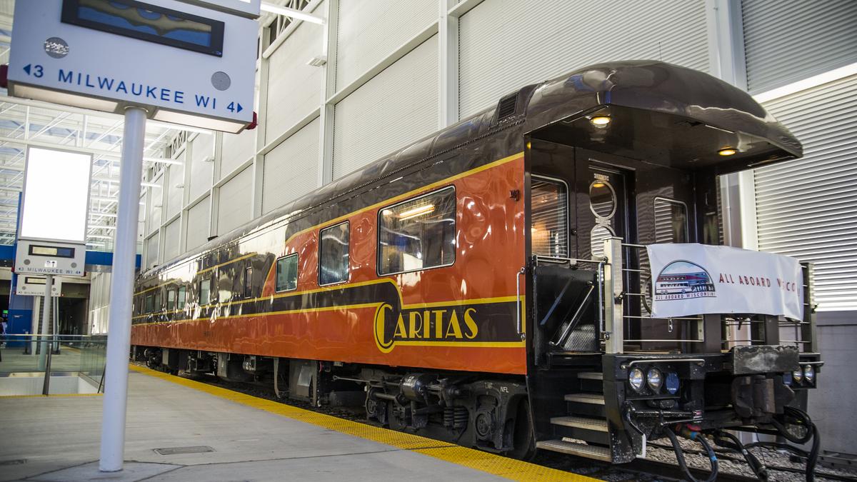 Talgo's return to Milwaukee celebrated in historic train car: Slideshow ...