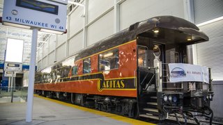 Talgo's return to Milwaukee celebrated in historic train car: Slideshow ...