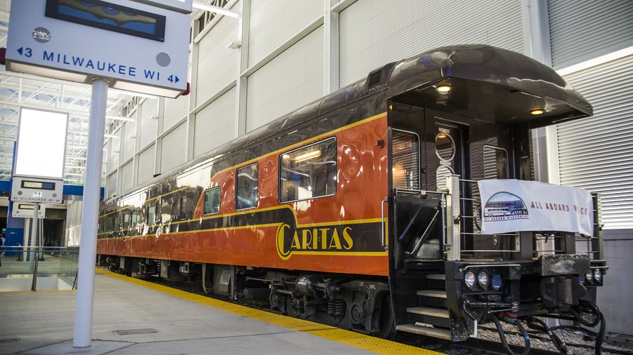 Talgo's return to Milwaukee celebrated in historic train car: Slideshow ...