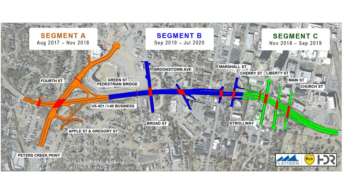 NCDOT: 2018 closure of Business 40 to impact 'all' intersections in ...