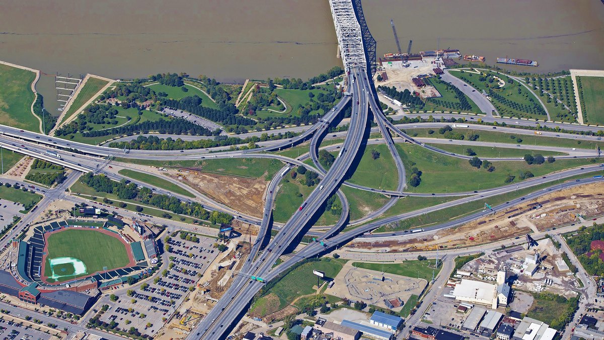 How Spaghetti Junction was untangled in downtown Louisville ...