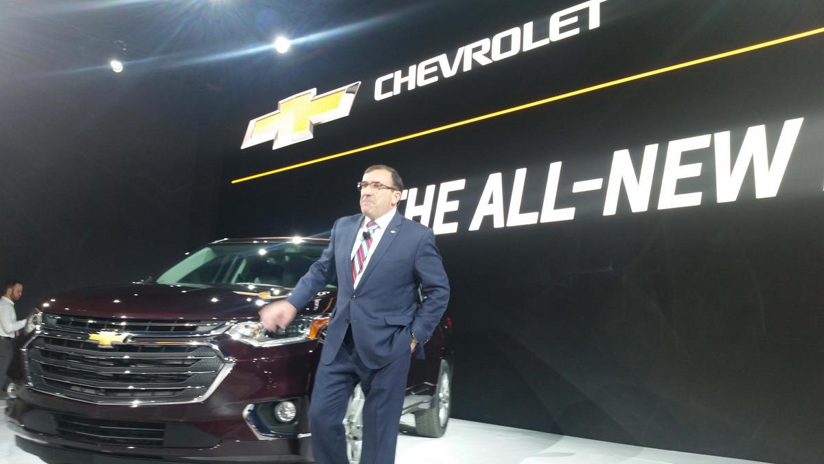 Detroit Auto Show: Chevrolet Traverse gets first redesign since 2009 ...