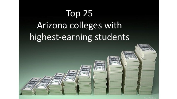 These Arizona colleges produce the highest-earning students - Phoenix ...