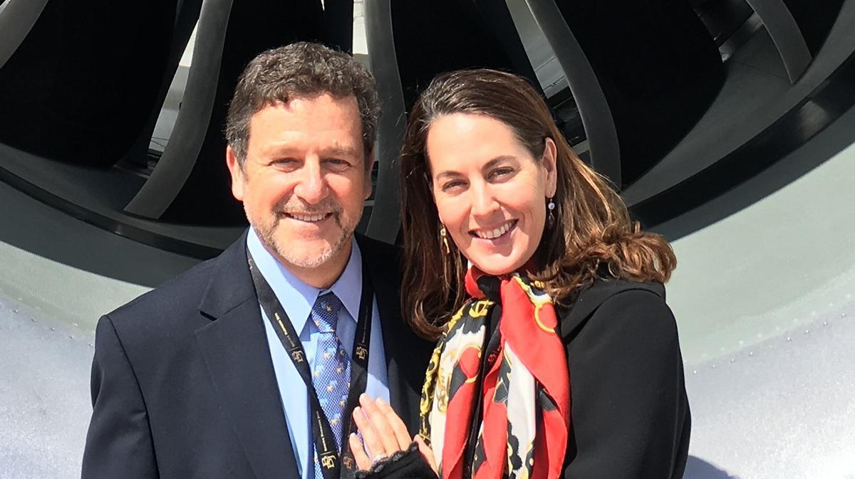 Kestrel Aviation Management's Stephen Vella and Nohl Martin help the ...