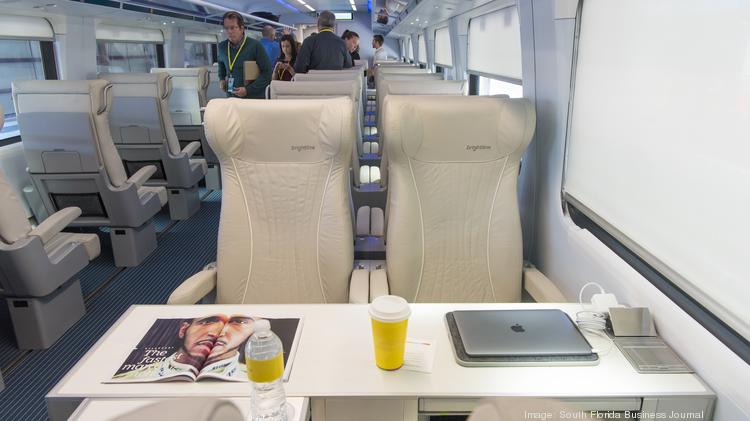 A preview of Brightline, the Miami-to-Orlando passenger train project ...