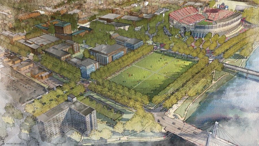 Ohio State's Framework 2.0 master plan ideas including Cannon Drive and ...
