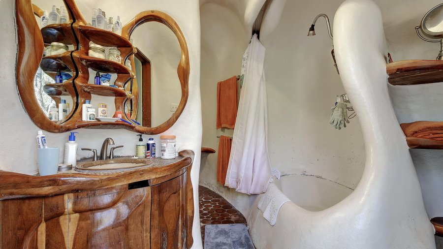Look inside Austin's curvaceous, foam-built BloomHouse with artsy look ...