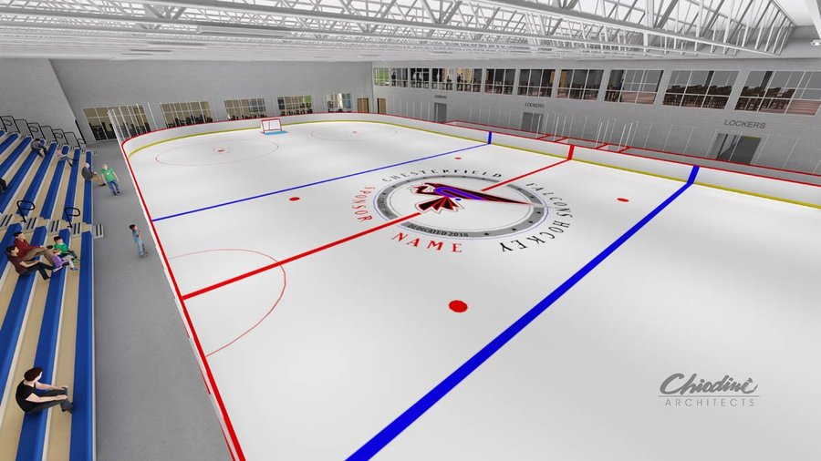 Chesterfield Ice rink rendering