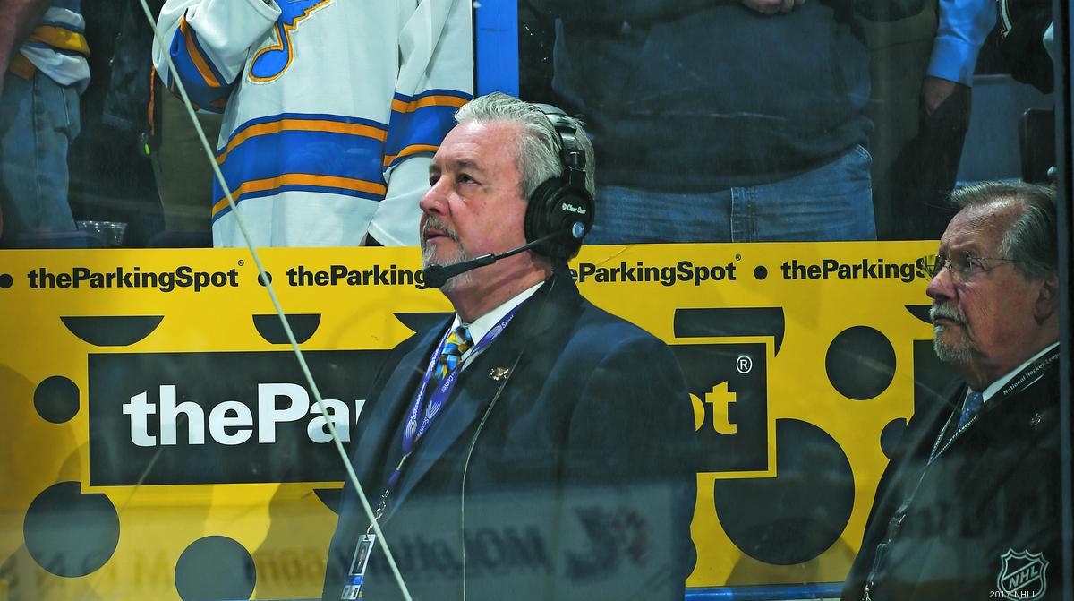 Tom Calhoun on his most memorable moment as the Blues PA announcer ...