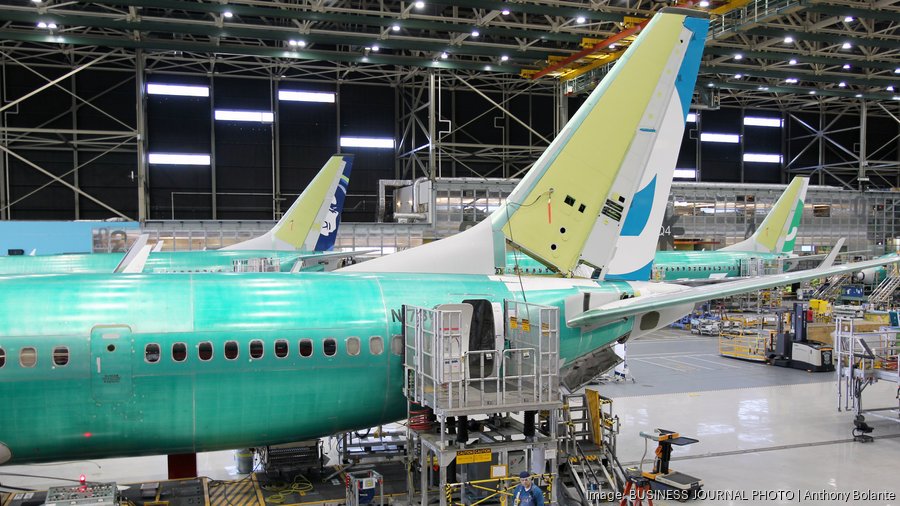 The 737 Max 9 jetliner production line continues to bump up monthly ...