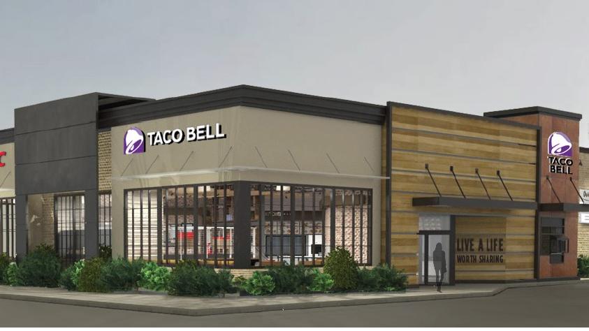 Taco Shop Building Design Taco Bell Restaurant 1 Blueprints For