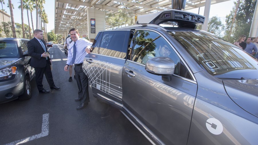 Arizona Gov. Doug Ducey a week late on banning Uber self-driving ...