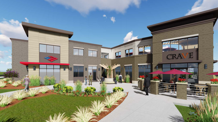 Crave restaurant with rooftop, Bank of America branch proposed for ...