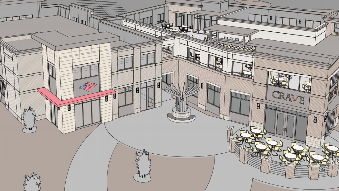 Crave restaurant with rooftop, Bank of America branch proposed for ...