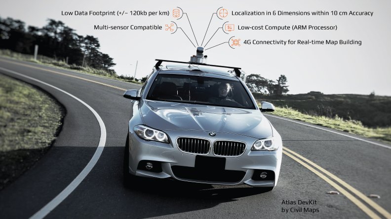 Autonomous car startup Civil Maps has moved its headquarters to San ...